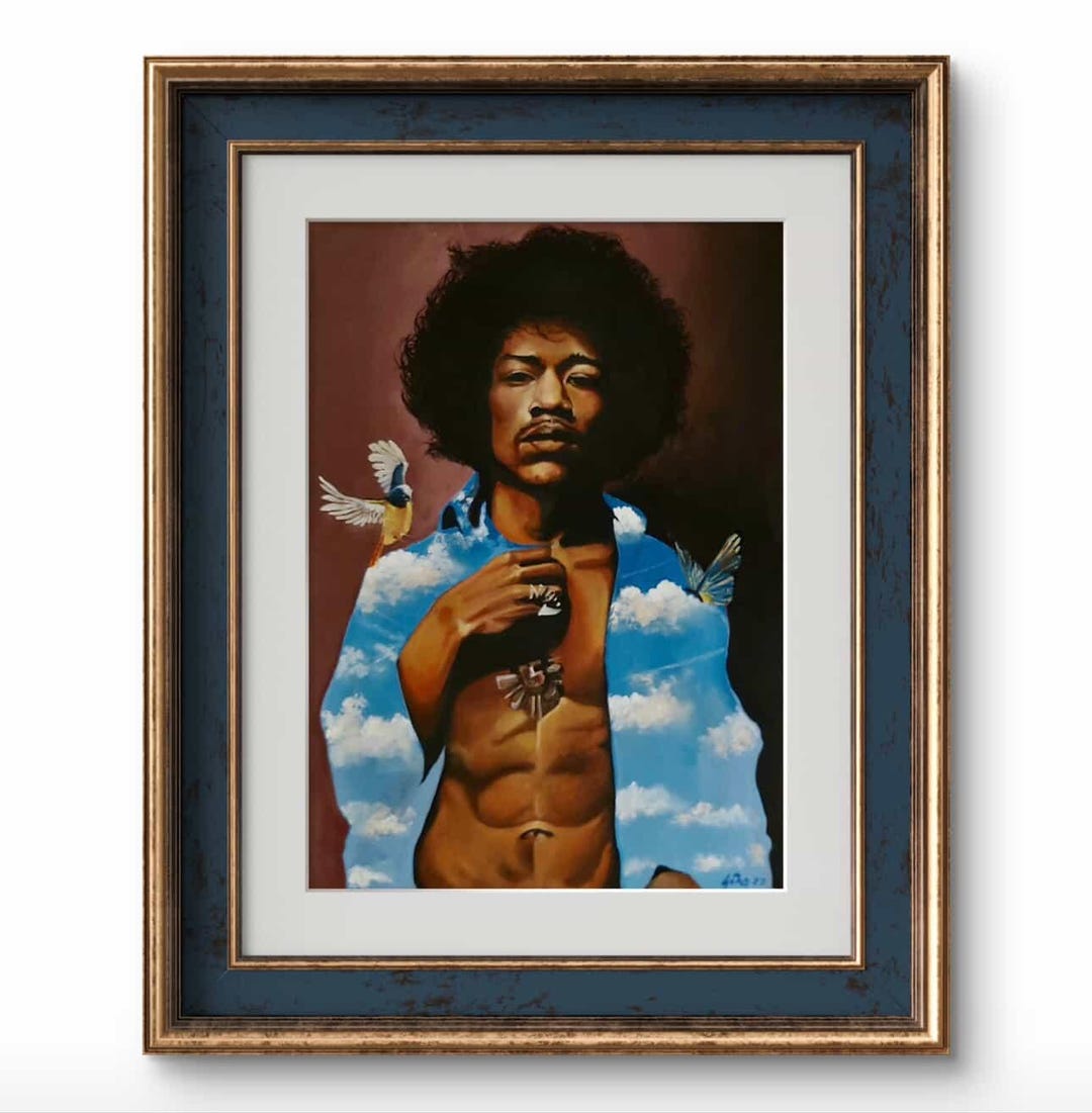 Jimi Hendrix Limited Edition Limited Edition Print of the Original Oil ...