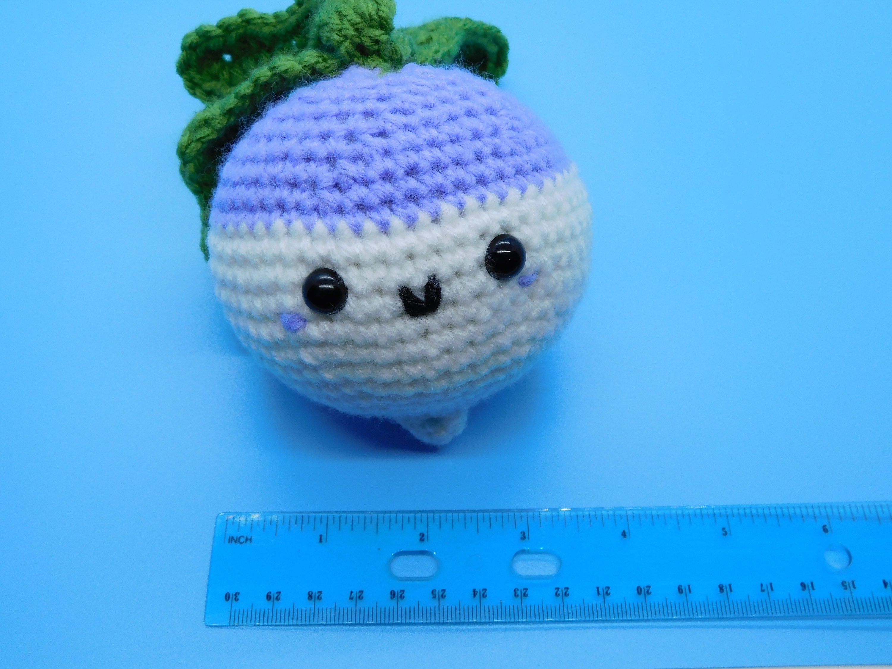 Kawaii Crochet Turnip Plush, Room Decor - Etsy