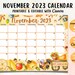 Botanical Editable Monthly Calendar 2023 Printable Greenery - Etsy