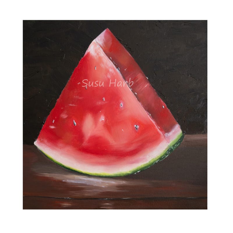 Watermelon Paintings - Etsy