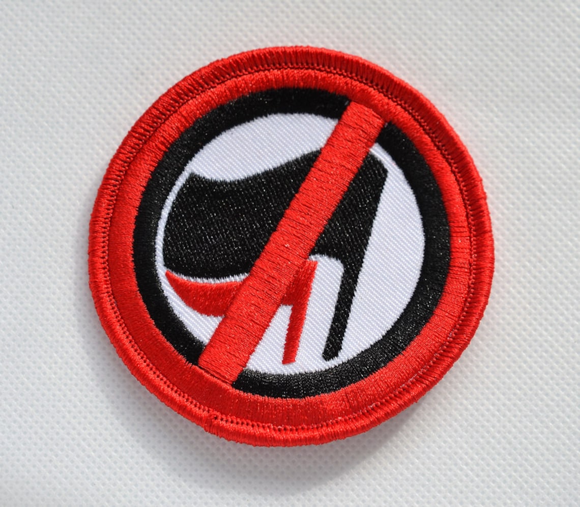 Embroidered Anti-Antifa Patch Anti-Fascist Against | Etsy