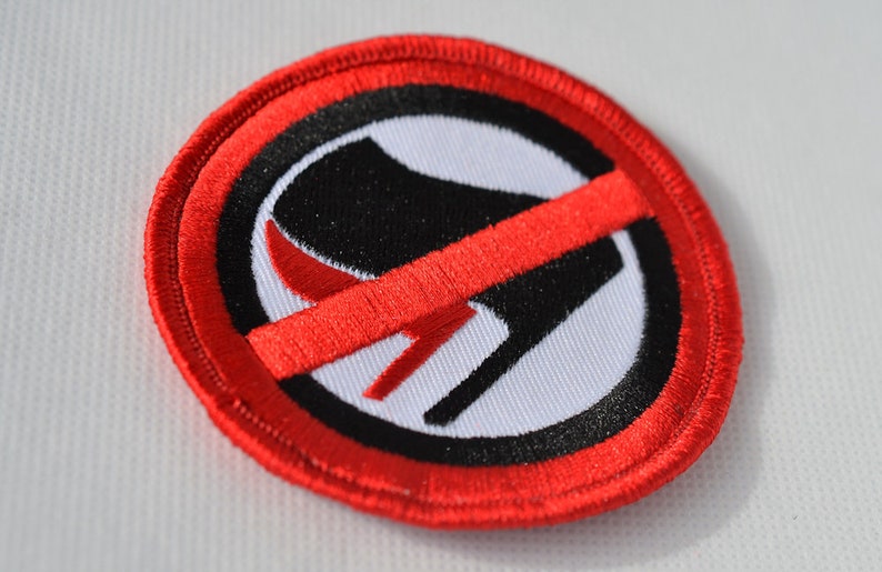 Embroidered Anti-antifa Patch, Anti-fascist, Against Communist/leftist ...