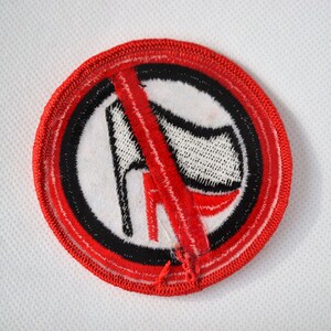 Embroidered Anti-antifa Patch, Anti-fascist, Against Communist/leftist ...