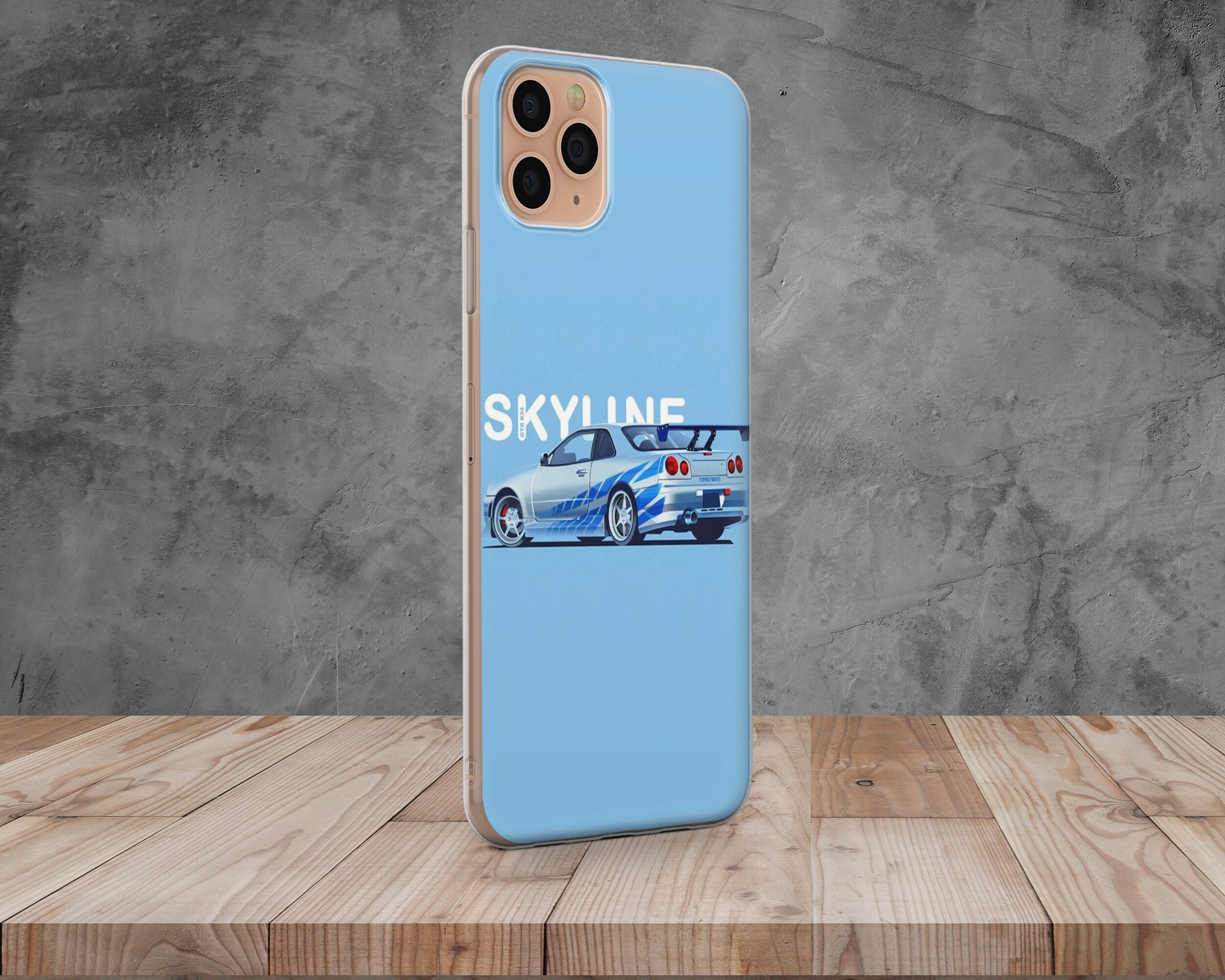 Nissan Skyline R34 JDM Phone Case, Racing Car Art - Etsy