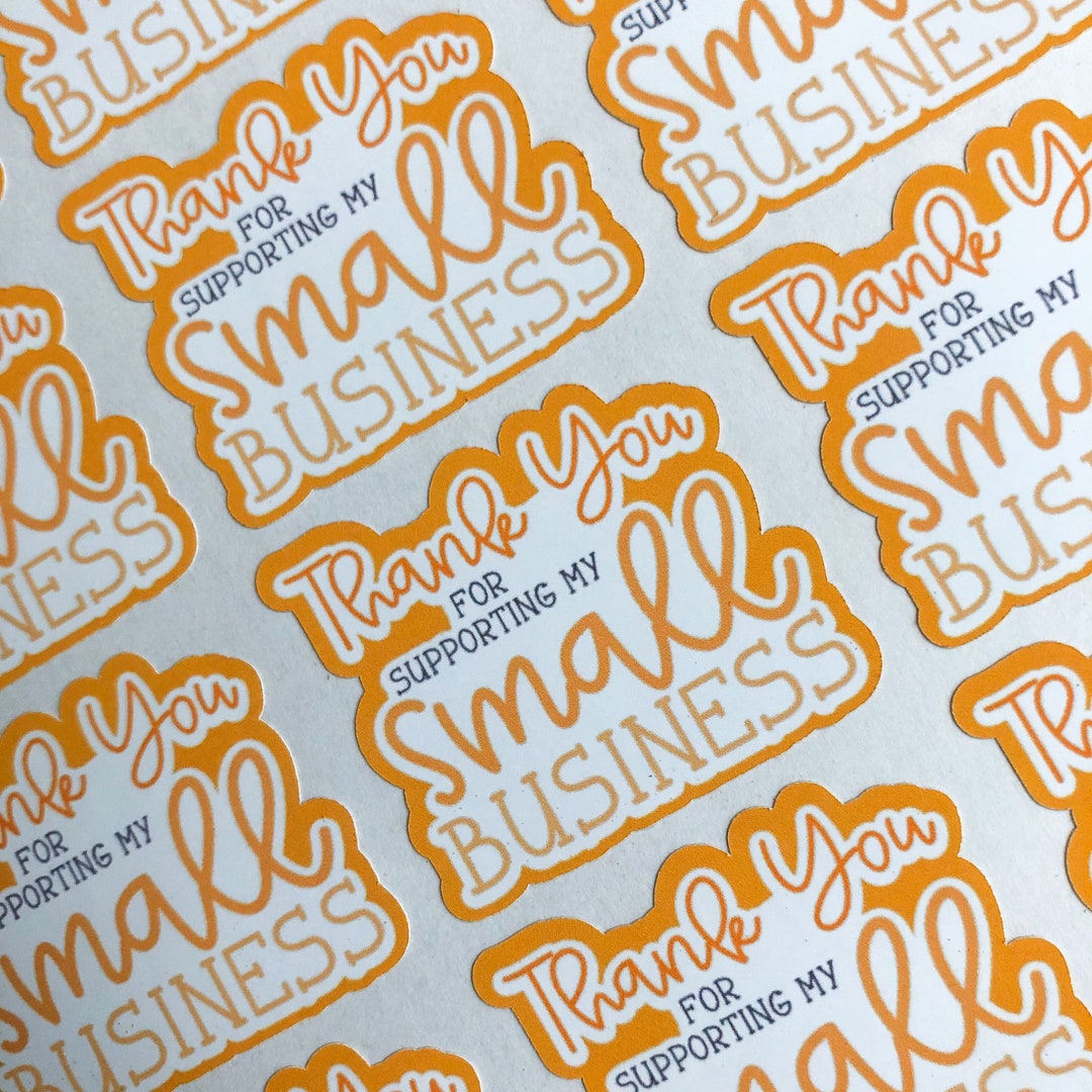 Thank You for Supporting My Small Business Stickers, Happy Mail, Happy ...