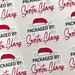 15 Santa Christmas Stickers, From Santa Labels, Packaged by Santa, Xmas ...
