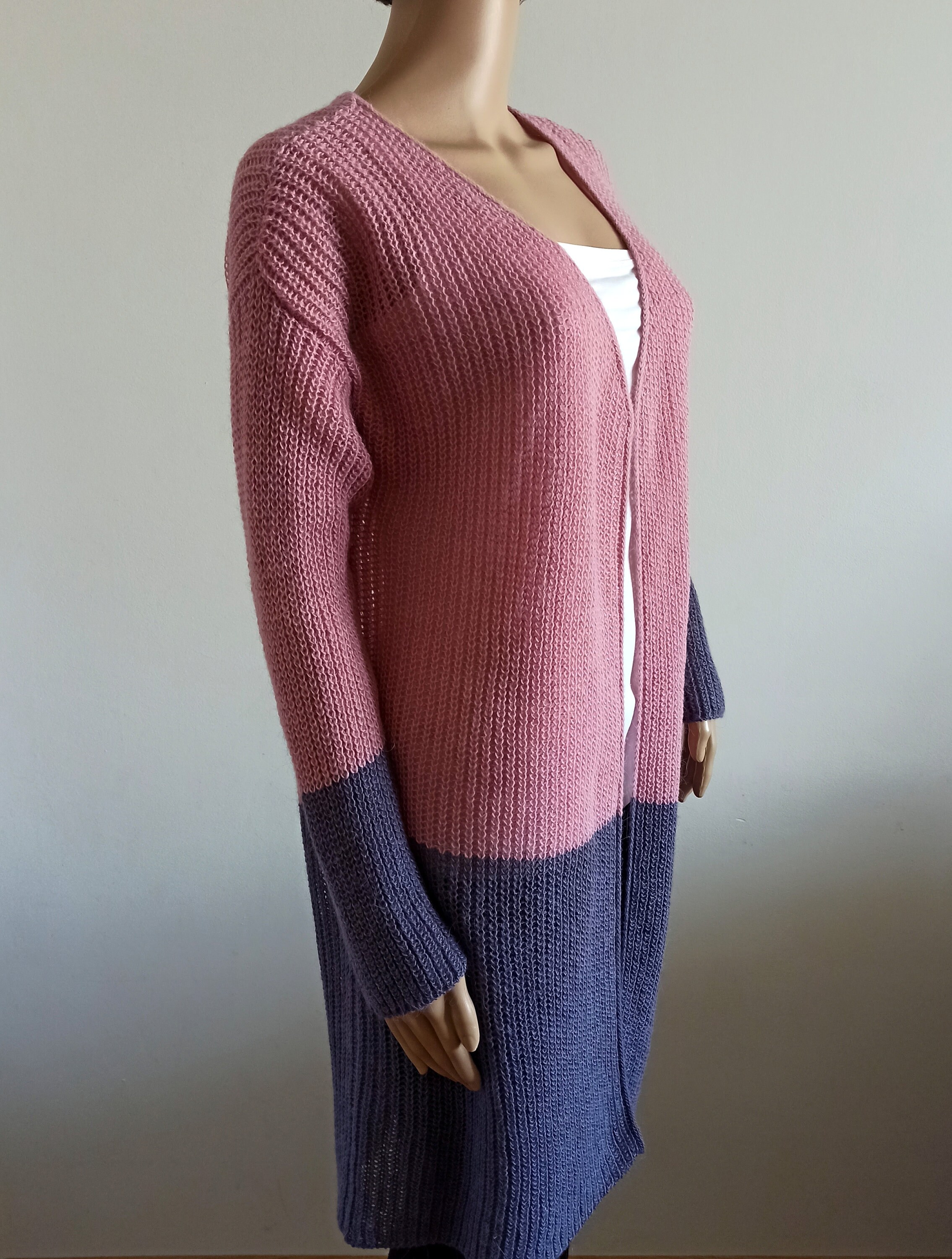 Thin Jacket With Long Sleeves Wool Cardigan Transitional - Etsy UK