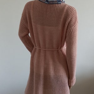 Wool Cardigan Thin Jacket With Long Sleeves Transitional Clothing Cozy ...