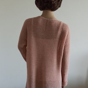 Wool Cardigan Thin Jacket With Long Sleeves Transitional Clothing Cozy ...