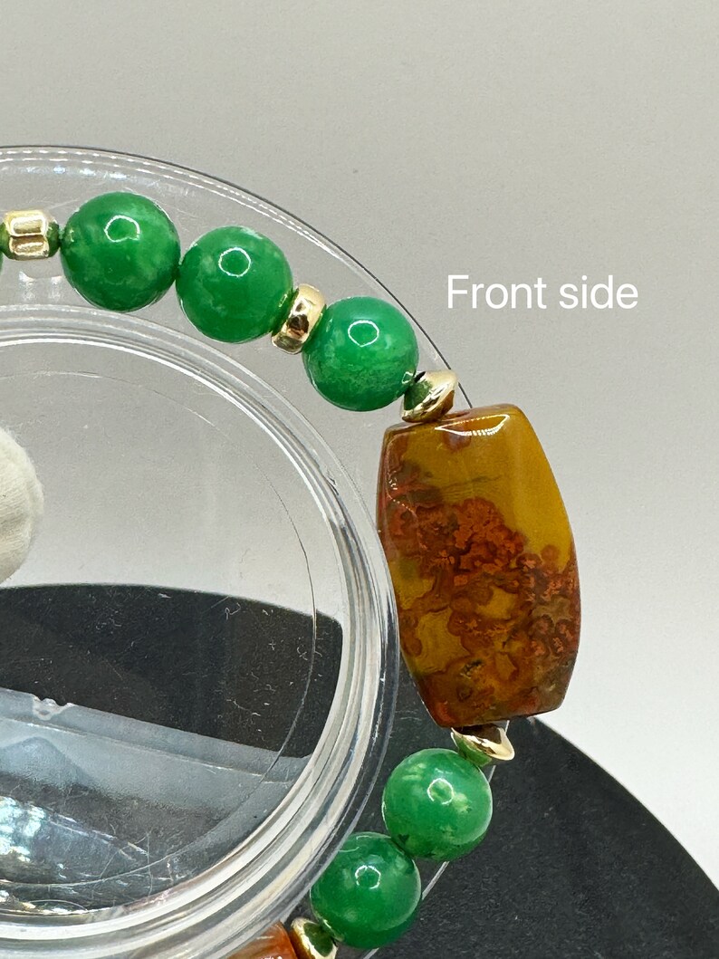Rare Egg Yolk Zhanguo Blood Carnelian Agate With Variscite Beads ...