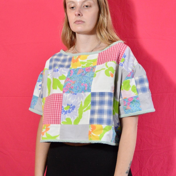 Patchwork Top - Etsy