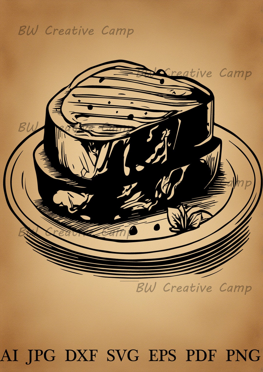 Vector Steak, AI, Jpg, Dxf, Svg, Eps, Pdf, Png Download, Digital Image ...