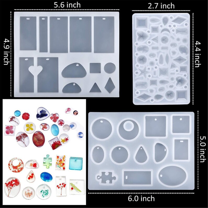Jewellery Making Starter Kit-epoxy Resin Silicone Mold and - Etsy Jewellery Making Starter Kit-epoxy Resin Silicone Mold and - Etsy