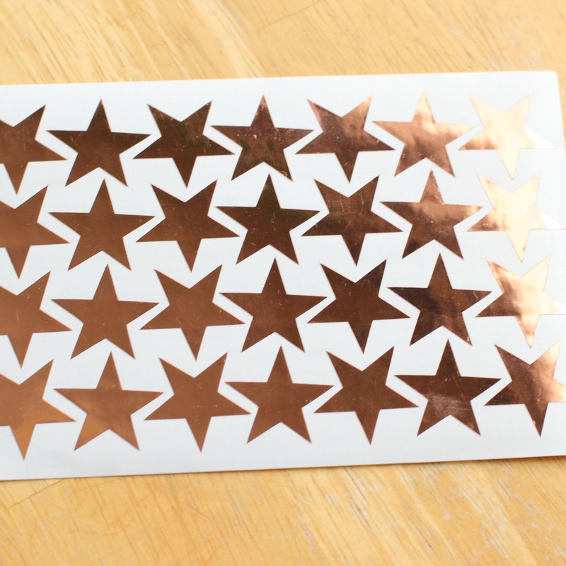 Custom Gold Star Stickers - Etsy