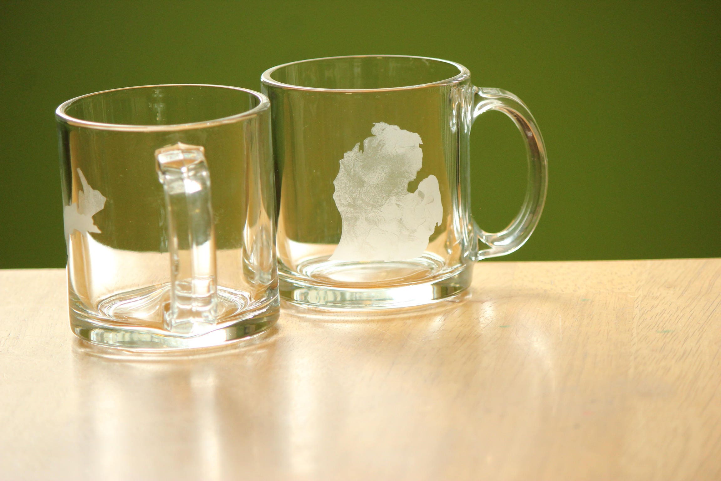 Michigan Mug Set Yooper and Mitten Coffee Cups Lower | Etsy