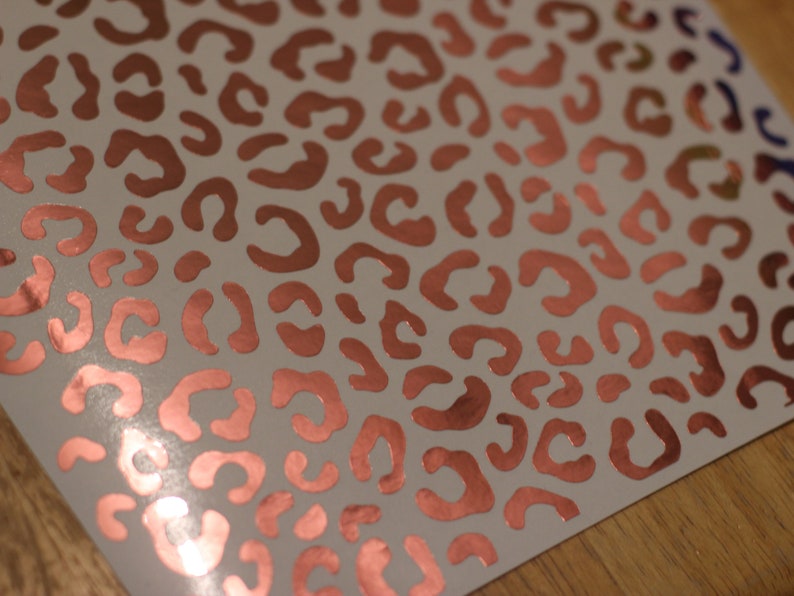 Leopard Print Vinyl Decal Wrap Cheetah Print Permanent - Etsy