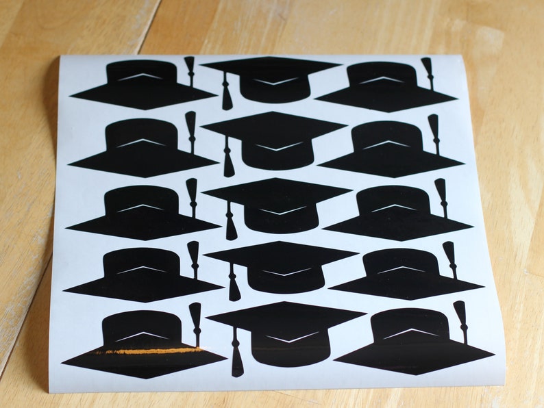 Graduation Cap Window Cling Decals for Class of 2021 | Etsy