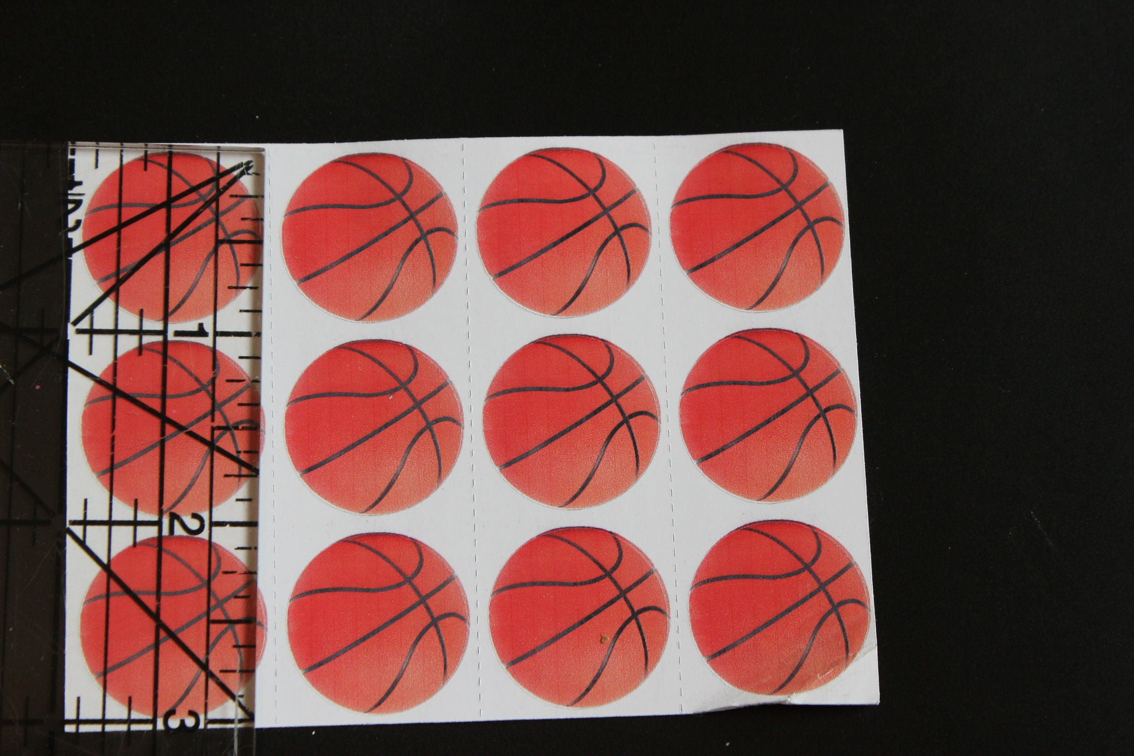 Basketball Stickers // Basketball Party Favors // Basketball | Etsy