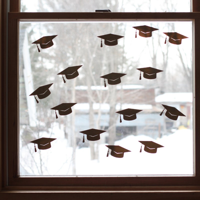 Graduation Windows Clings - Etsy