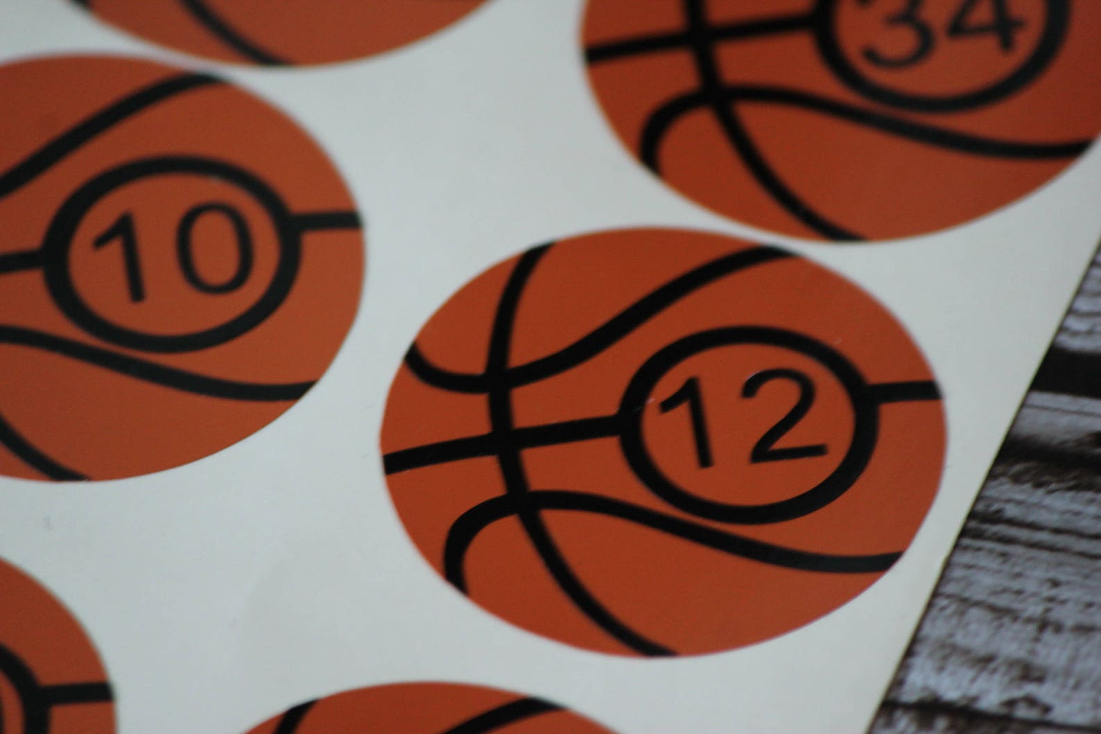 Basketball Decal // Basketball Stickers // Basketball Team - Etsy