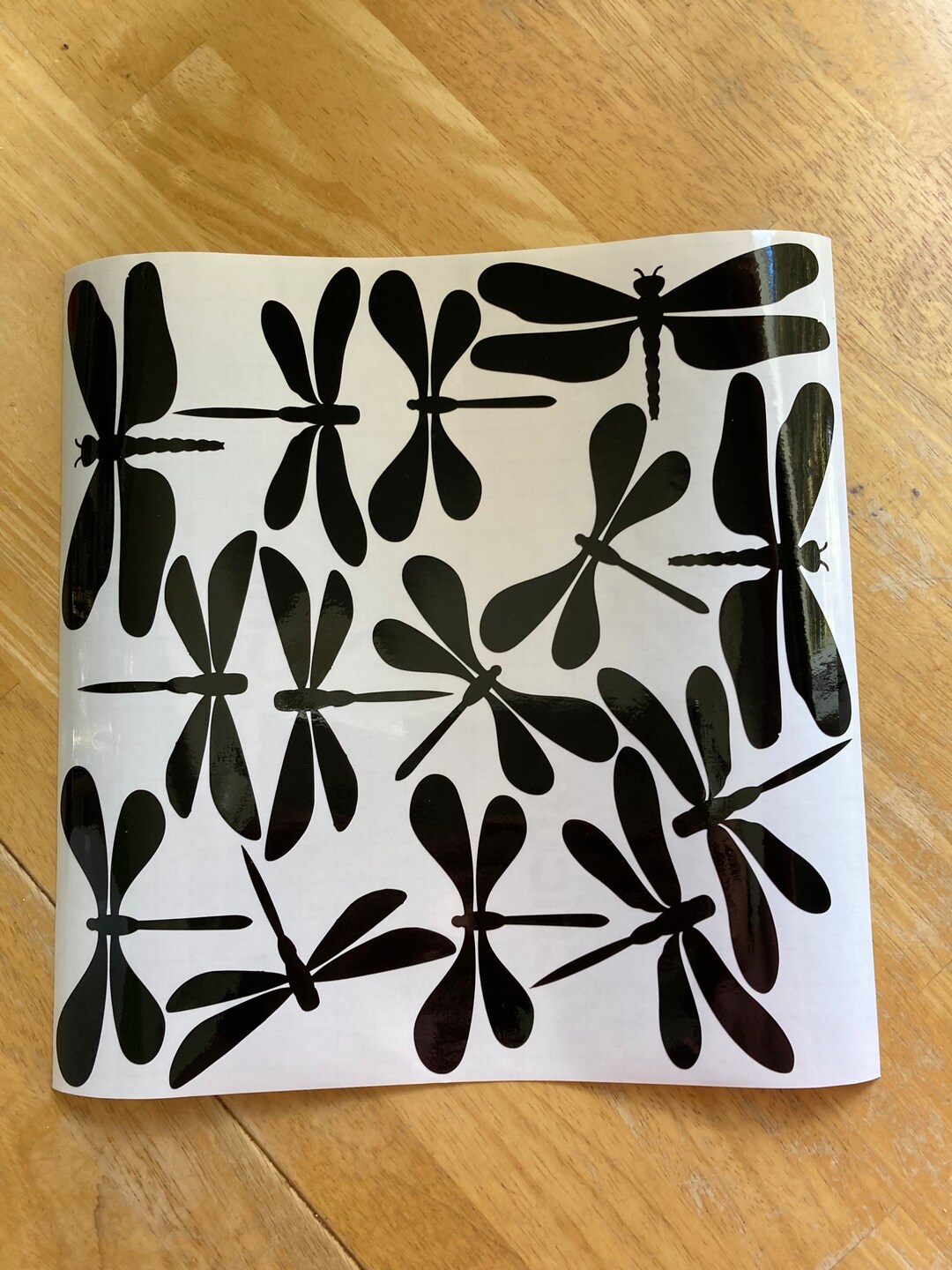 Dragonfly Window Cling Decals - Spring Reusable Window Stickers- Cute ...