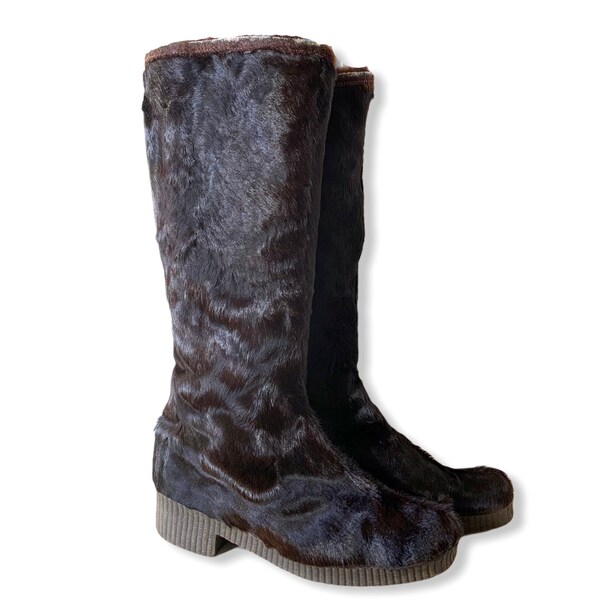 Goat Hair Fur Boots - Etsy