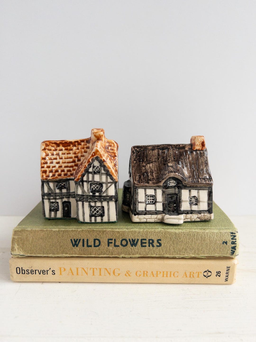 Miniature Vintage Pottery Cottages Vintage Miniature Tey Pottery ...