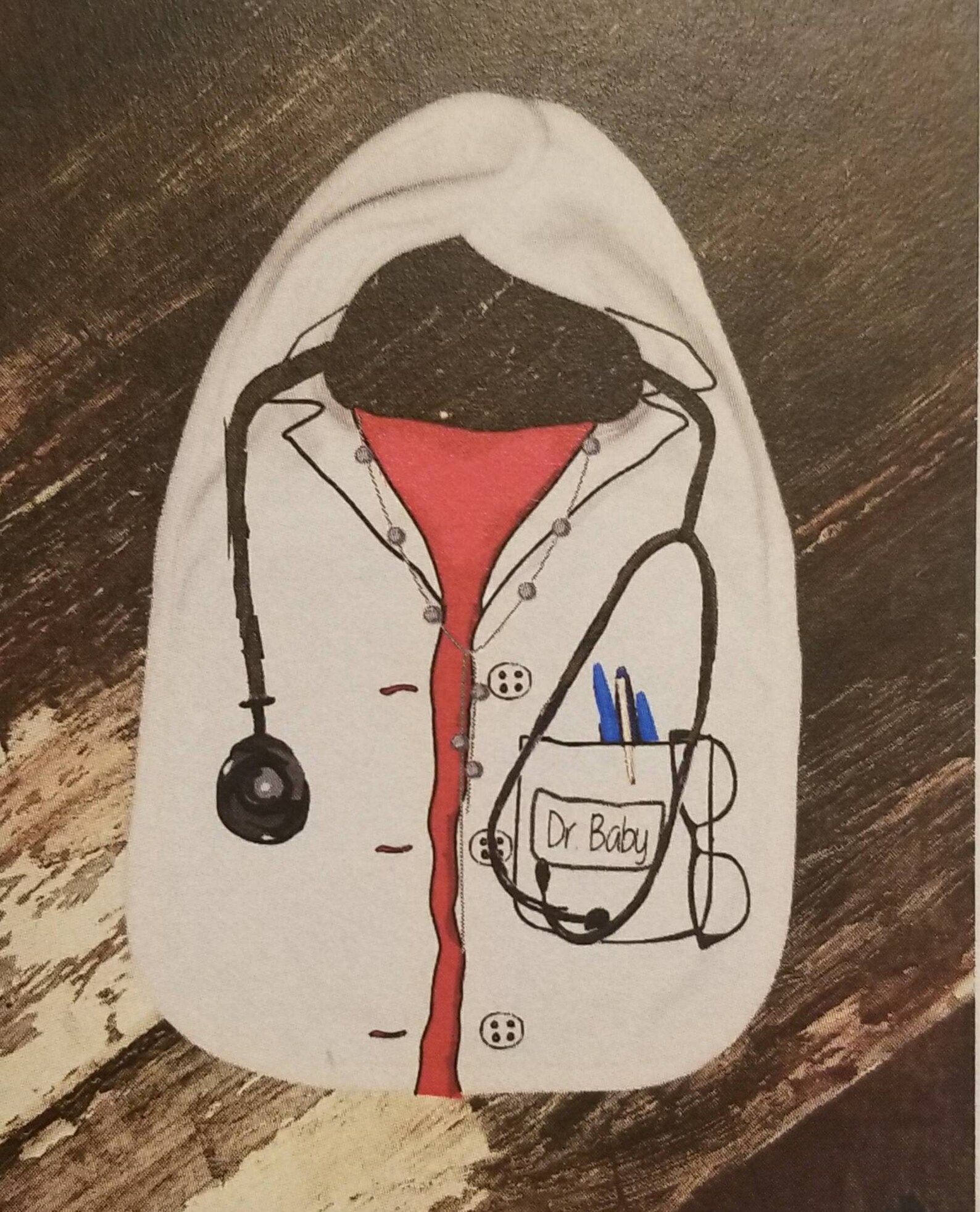 Personalized Doctor Bib, Personalized Bib for Mom or Dad Doctor ...