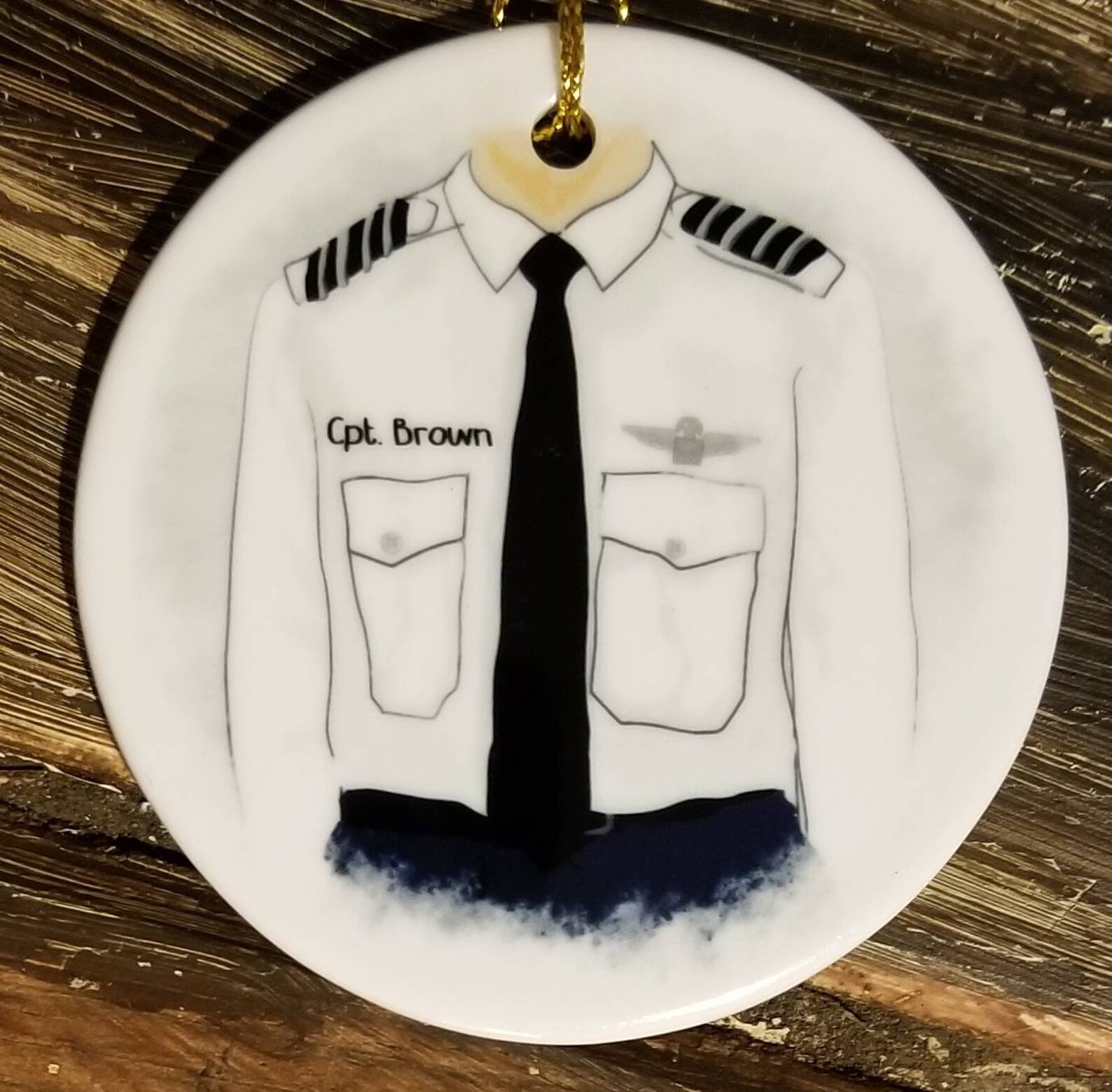 3 Inch Aluminum Personalized Pilot Ornament Gift for a Pilot - Etsy