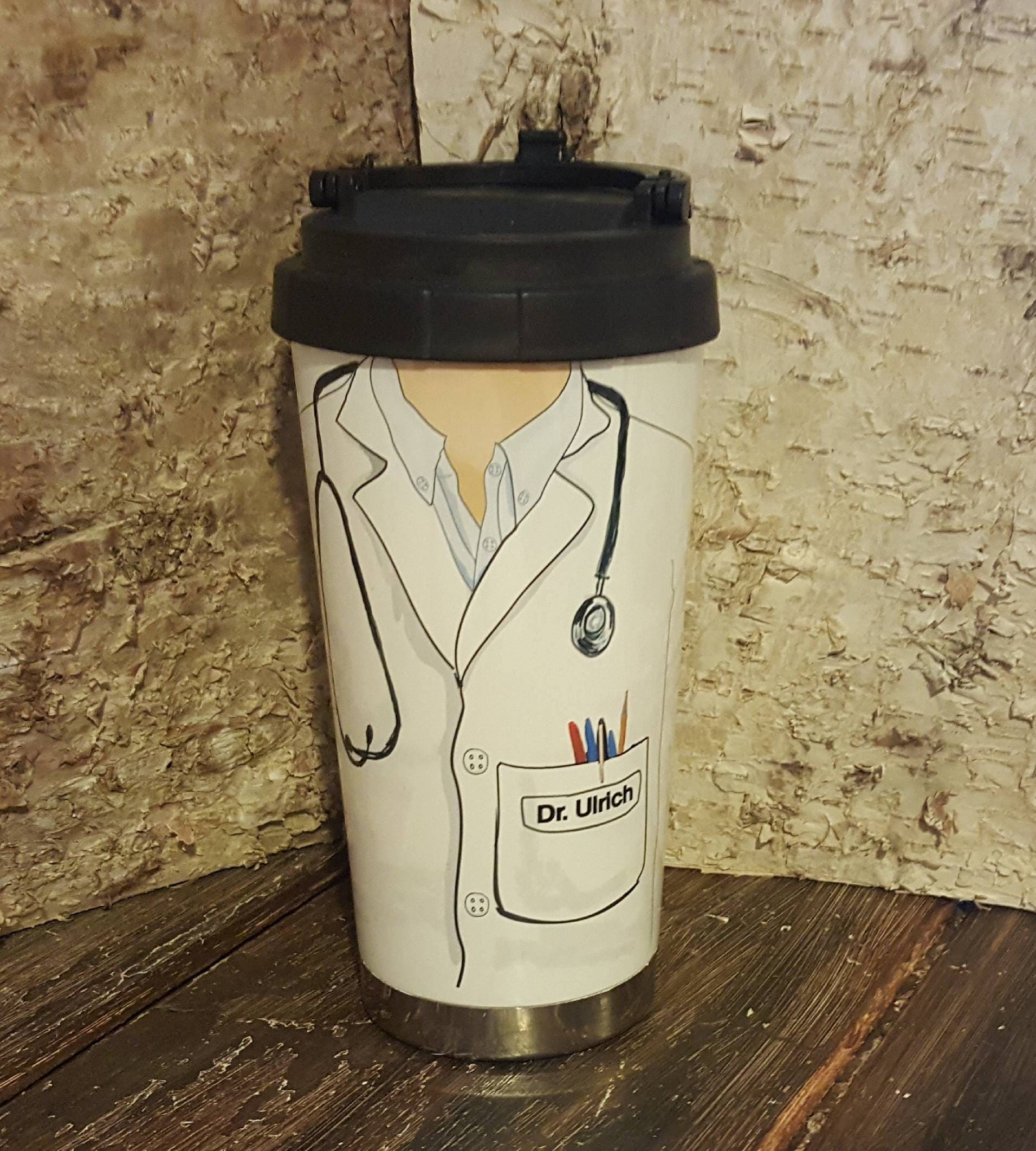 Doctor thermos or ceramic Mug Personalized Mug for Doctor | Etsy