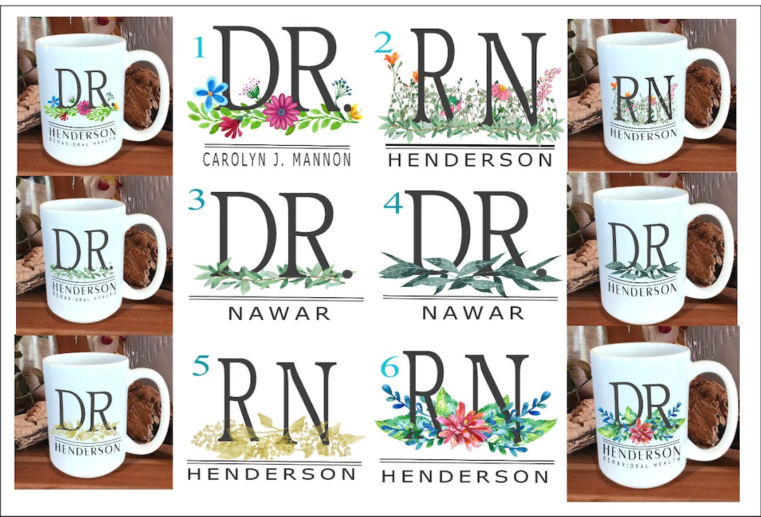 Doctor Mug With Name and Title, Personalized Mug for Dentists, Medical ...