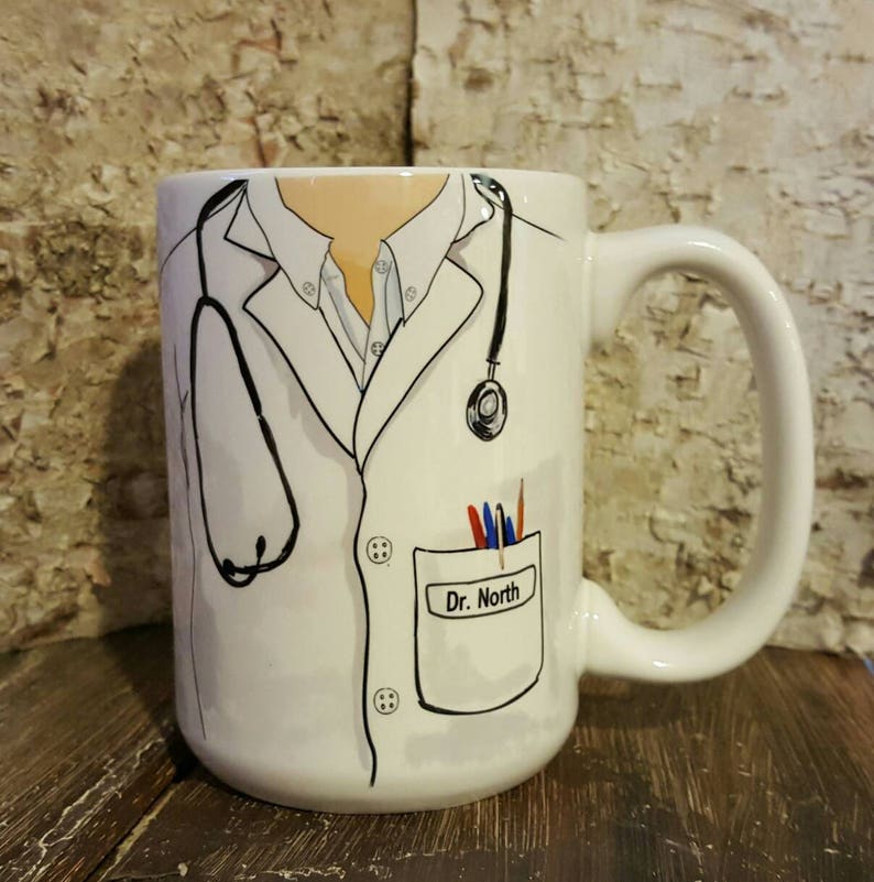 Doctor With Hijab Mug, Personalized Mug for Doctor, Medical Gift Mug ...