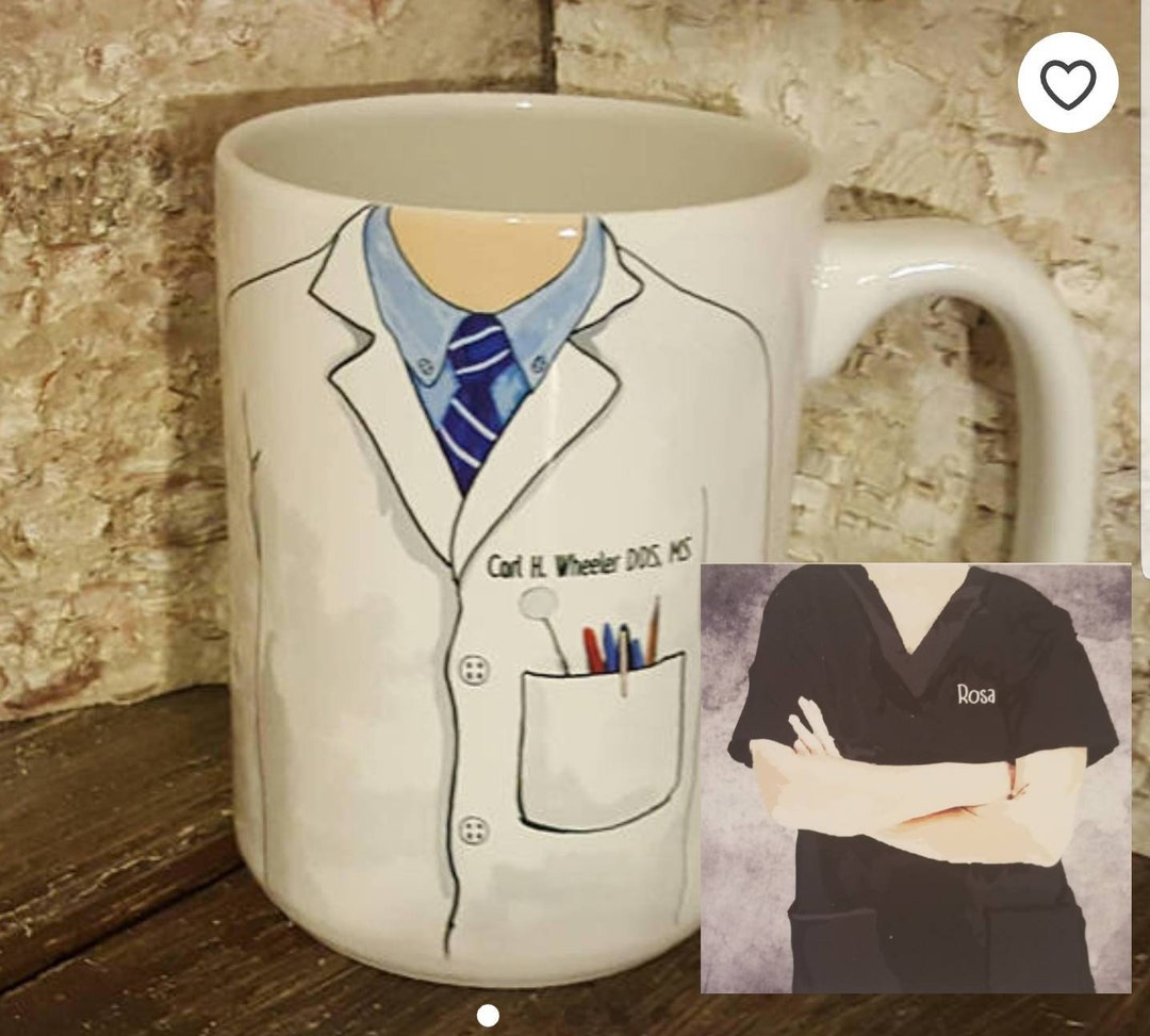 Dentist Mug, Personalized Mug for Dentists, Medical Gift Mug, Dental ...