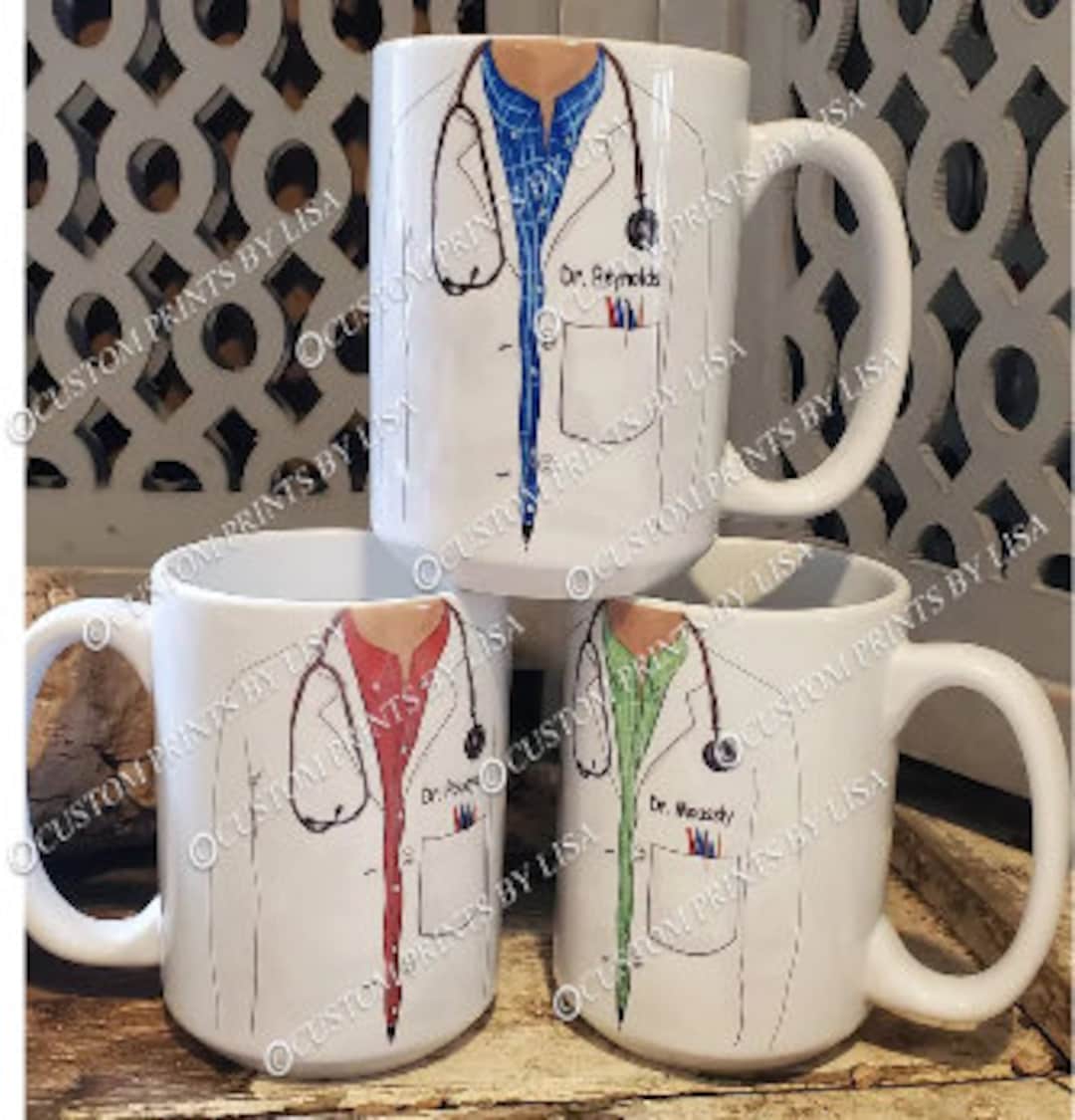 Doctor Thermos or Ceramic Mug , Personalized Mug for Doctor, Medical ...