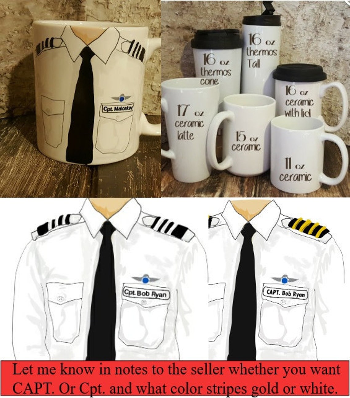 Personalized Mug for Pilot Unique Gift for Pilot - Etsy