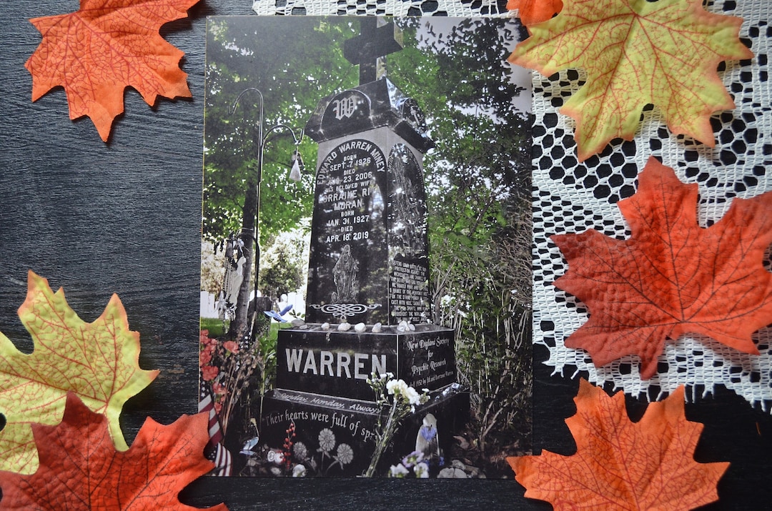 The Grave of Ed & Lorraine Warren - Graveyard Photography Print - the ...