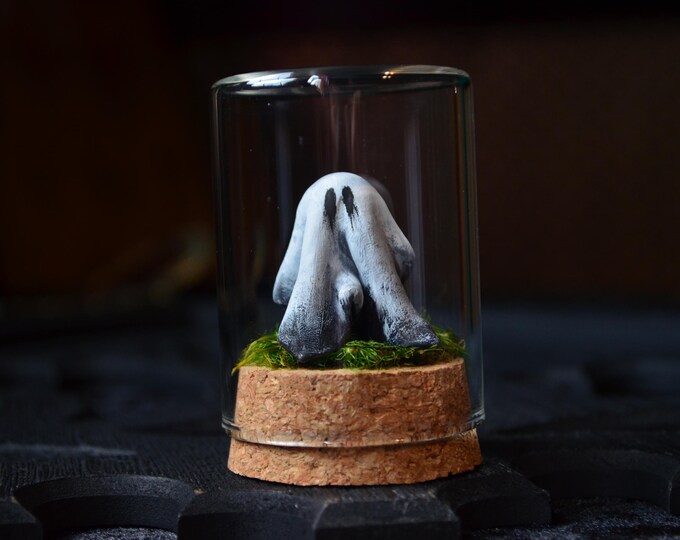 Adopt A Ghost - Mini Ghost Sculpture Display - Halloween - Gothic Home ...
