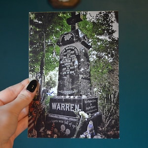 The Grave of Ed & Lorraine Warren - Graveyard Photography Print - the ...