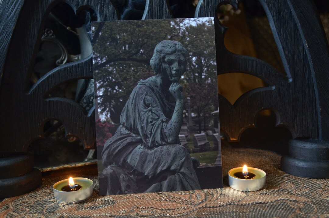 Weeping Widow - Cemetery Photography Print - Taphophile - Graveyard ...