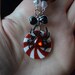 Peppermint Spider Rosary Style Necklace - Victorian Christmas - Gothic ...