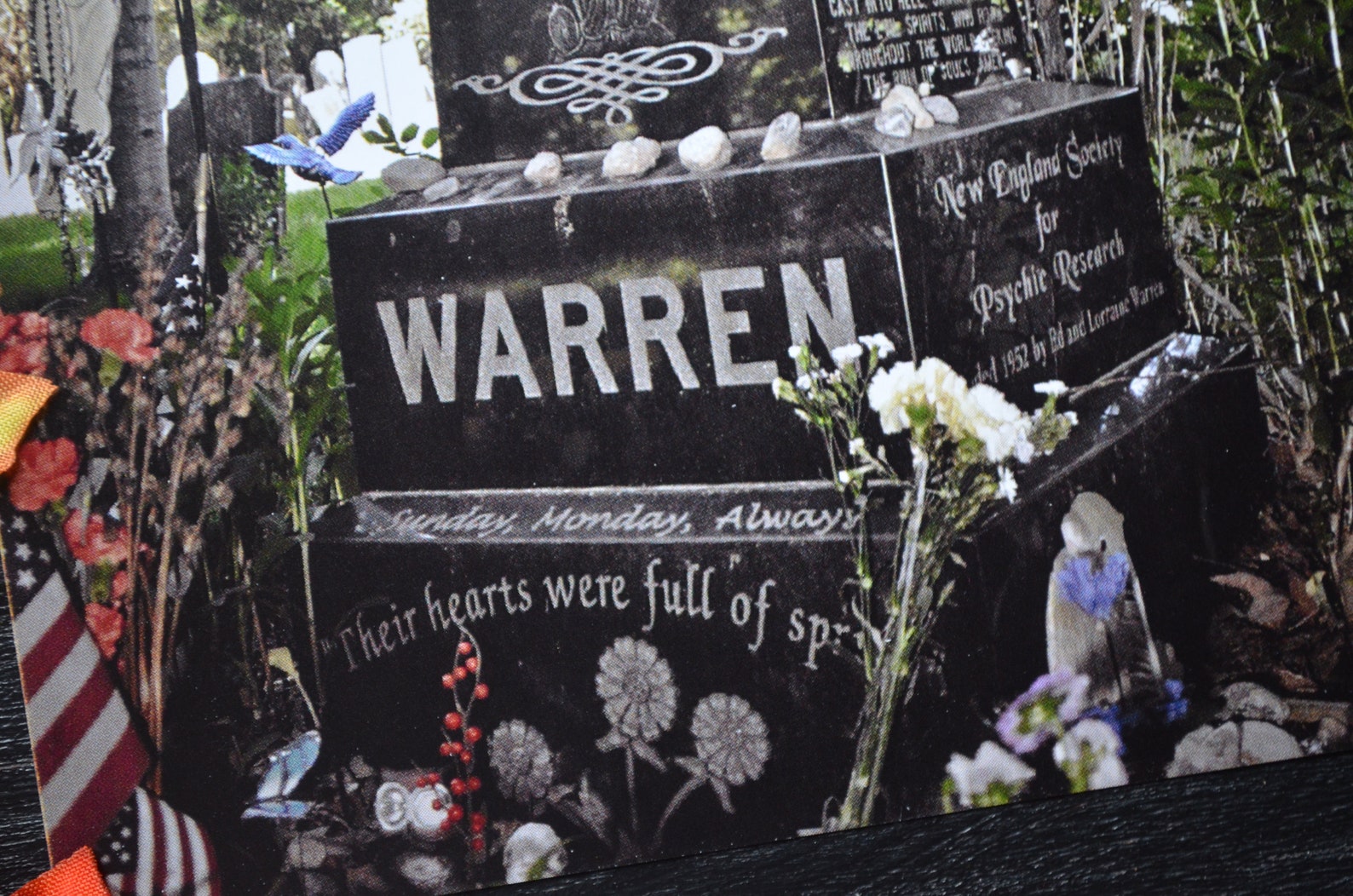 The Grave of Ed & Lorraine Warren - Graveyard Photography Print - the ...