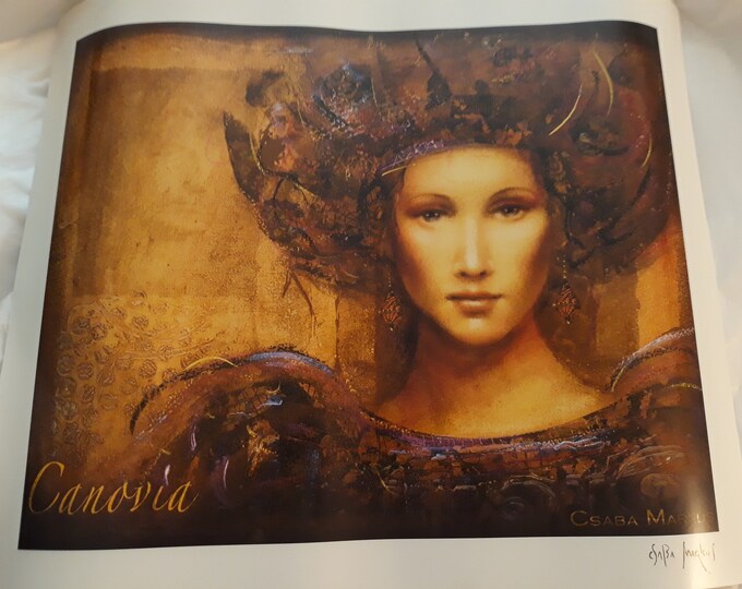 Unframed Csaba Markus Canovia Lithograph 19" X 22-3/4" - Etsy