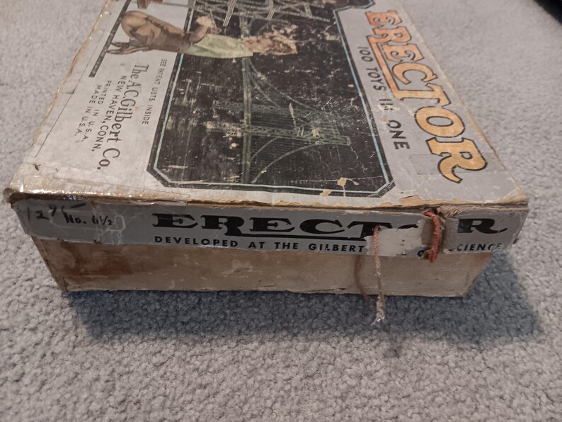 Vintage A C Gilbert Erector Set 100 Toys in One - Etsy