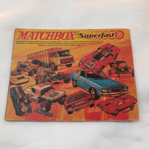Vintage Matchbox Superfast Collectors Catalogue 1970 USA Edition - Etsy