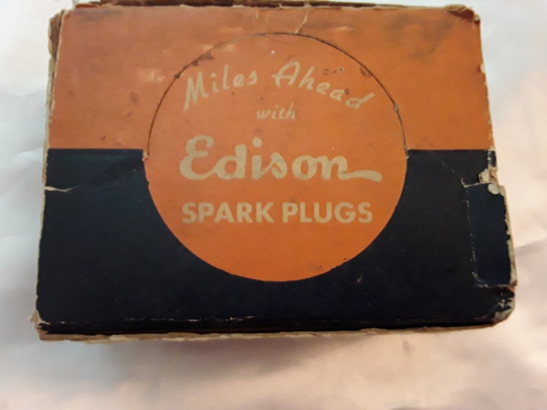 NOS Box 10 Edison Albanite Insulated Spark Plug #3 10 MM, 5/8" NOS - Etsy