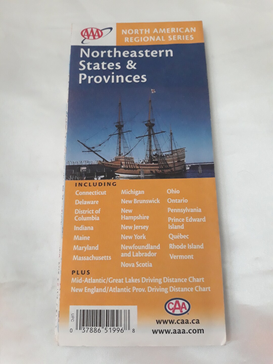 AAA North American Regional Series Northeastern States & Provinces ...