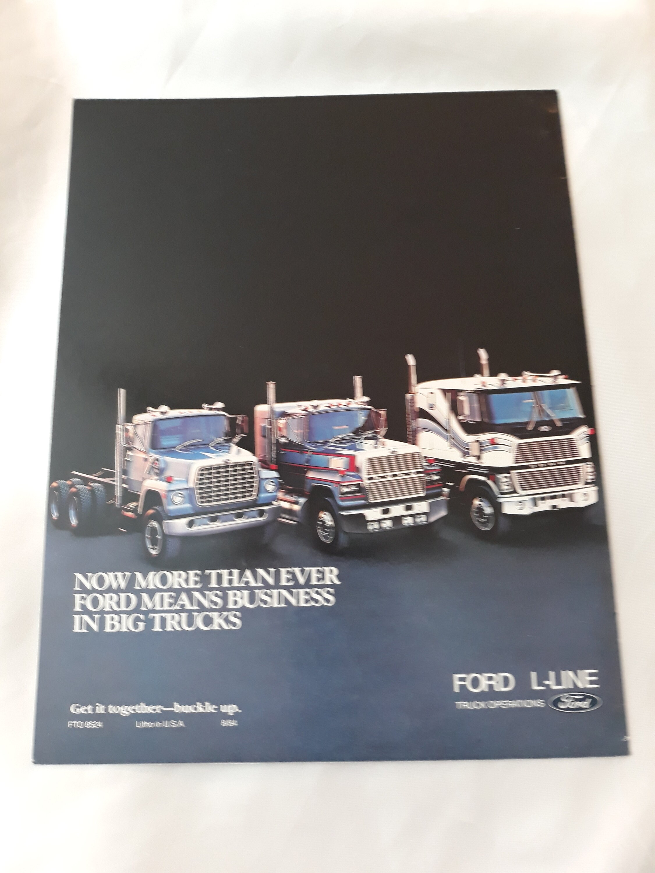 Ford L-line 700-9000 Series Dealer Sales Brochure 8/84 - Etsy