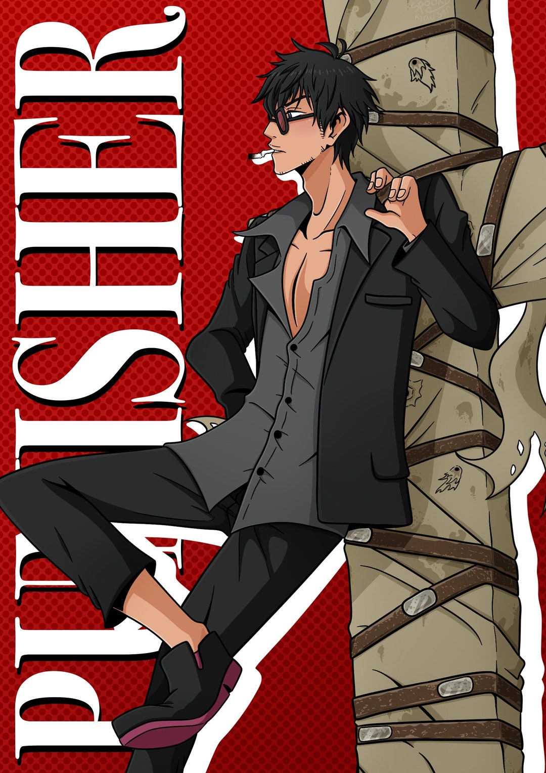 Trigun Stampede Nicholas D Wolfwood Art Print - Etsy