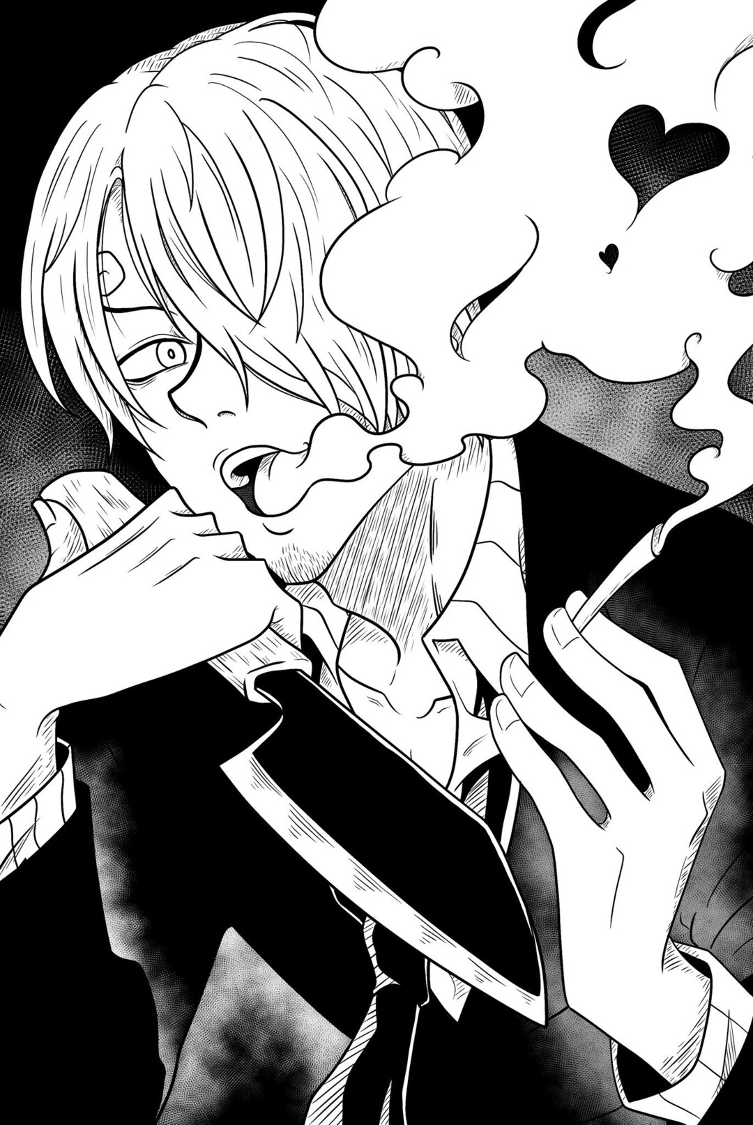 One Piece Sanji Art Print - Etsy