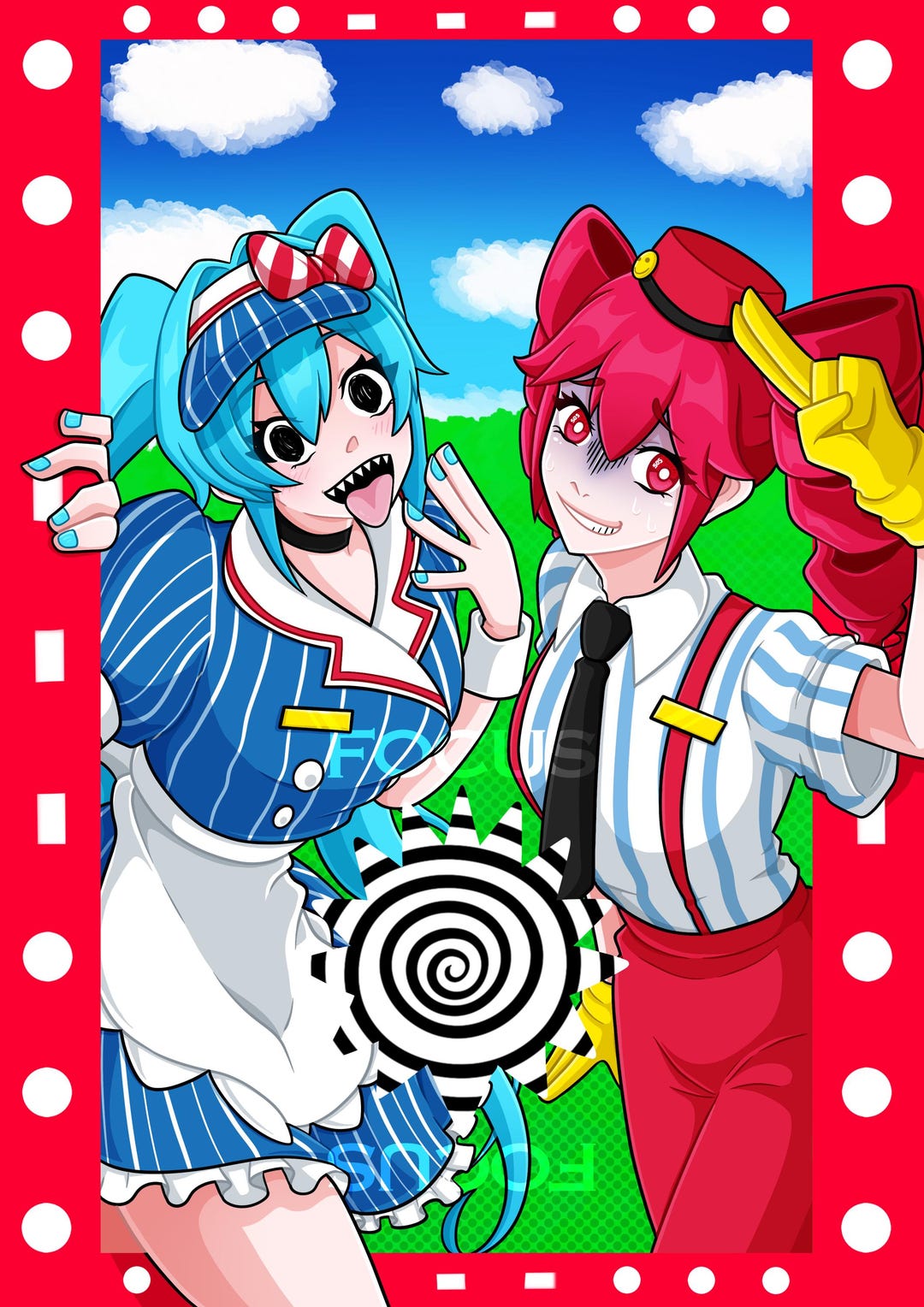Vocaloid Mesmeriser Miku and Teto Art Print - Etsy